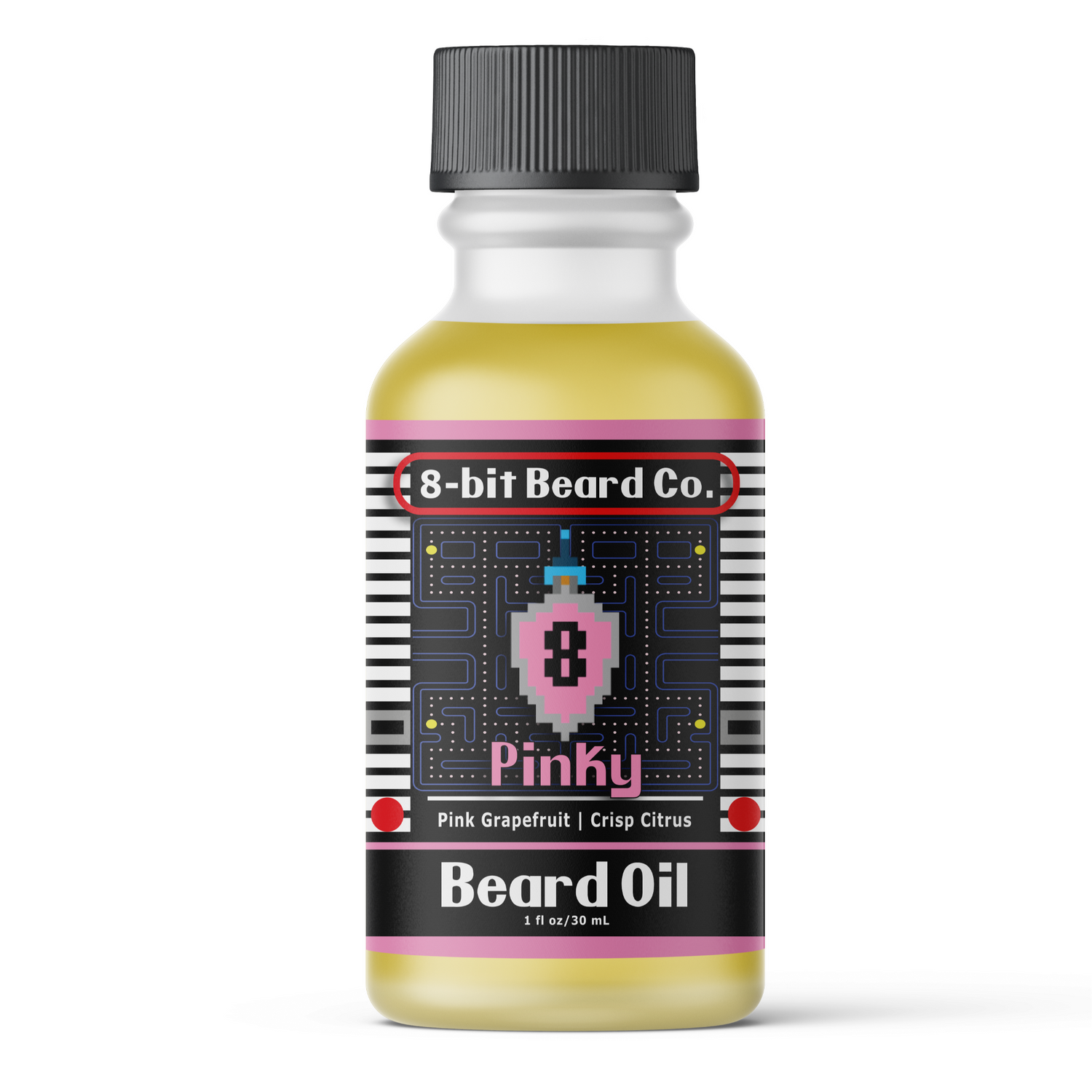 Pinky | Beard Oil - Pink Grapefruit, Crisp Citrus – 8bit Beard Co.