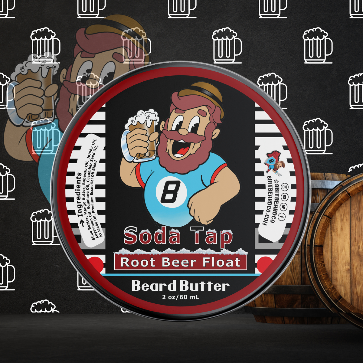Soda Tap | Beard Butter - Root Beer Float – 8bit Beard Co.
