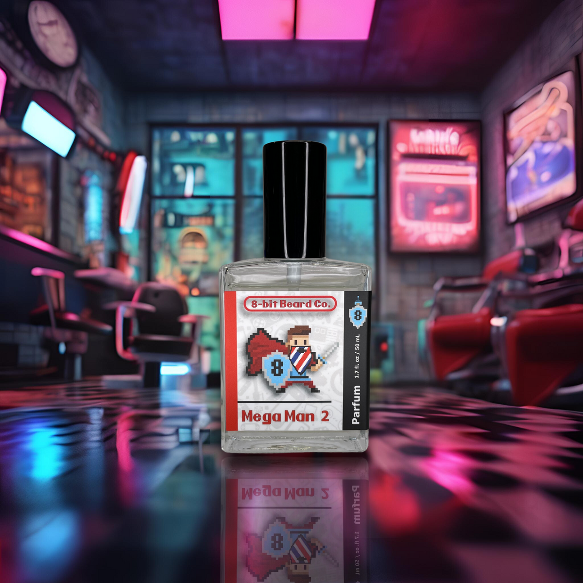 Mega Man 2 | Cologne - Crisp Barbershop, Cool Mint, Musk – 8bit Beard Co.