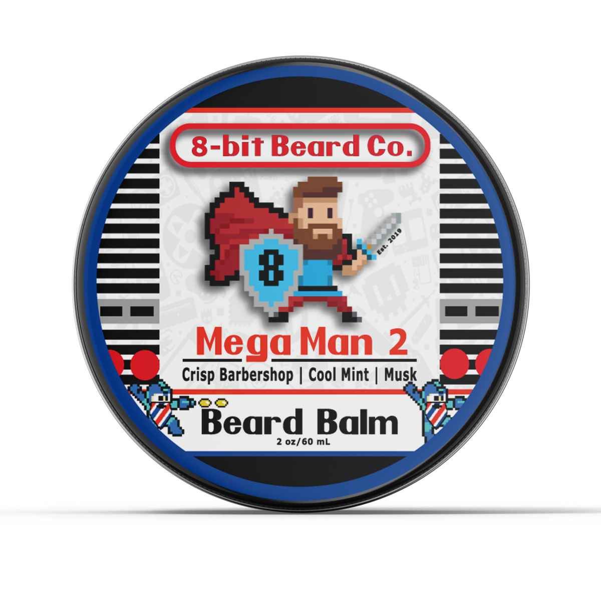 Mega Man 2 | Beard Balm - Fresh Barbershop – 8bit Beard Co.
